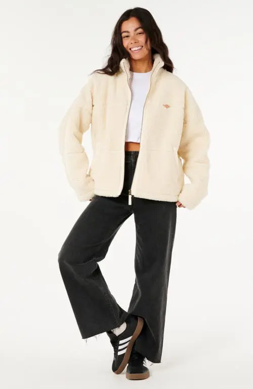 Rip Curl Cala Nights Textured Fleece Zip-up Jacket
