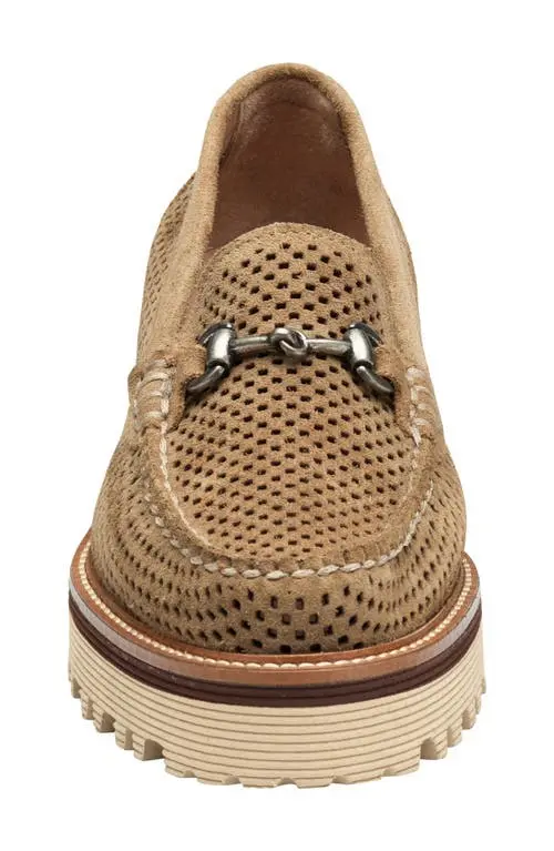 Johnston & Murphy Emmalynn Perforated Bit Loafer