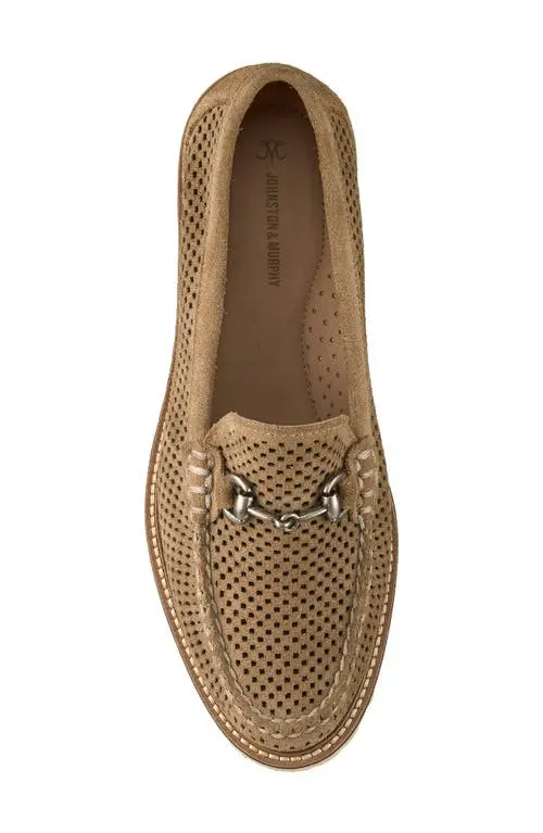 Johnston & Murphy Emmalynn Perforated Bit Loafer