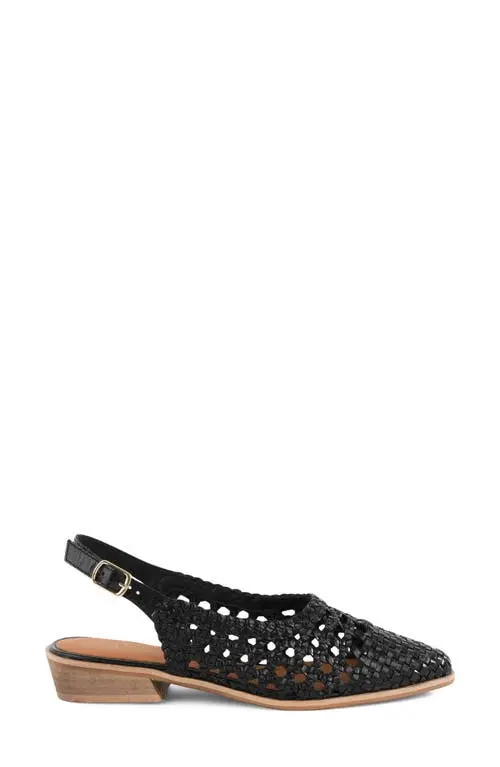 Seychelles Roxanne Slingback Flat - Black