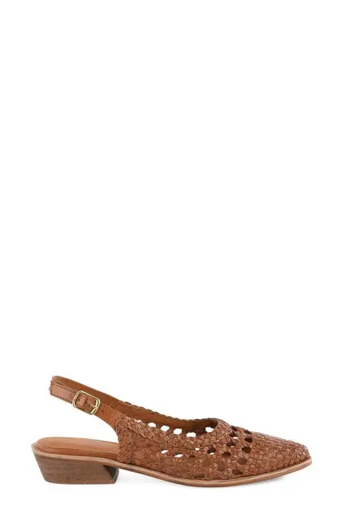 Seychelles Roxanne Slingback Flat - Tan
