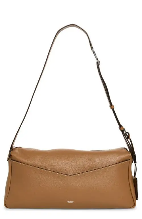 Max Mara Skipper Leather Shoulder Bag - Brown