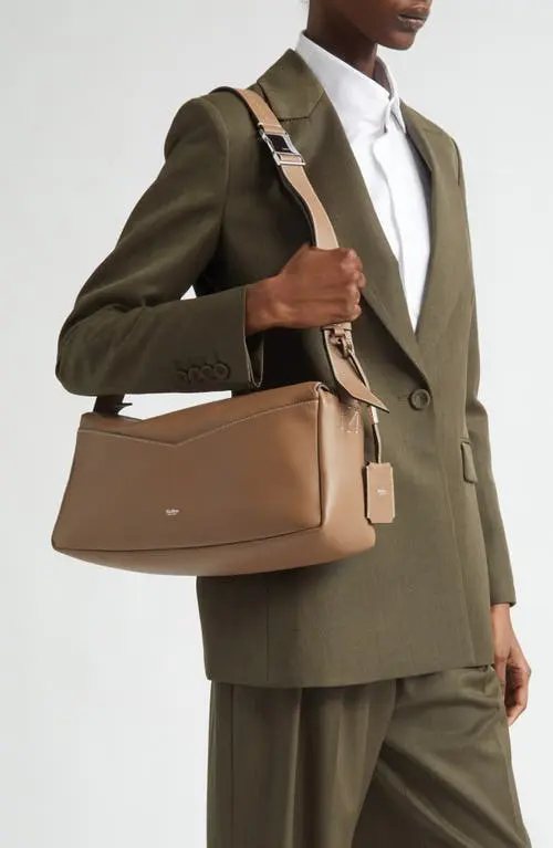 Max Mara Skipper Leather Shoulder Bag - Brown