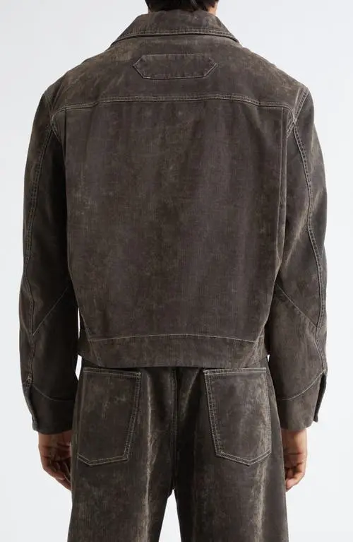 Jacquemus La Vest Mirada De Nîmes Denim Jacket - Khaki