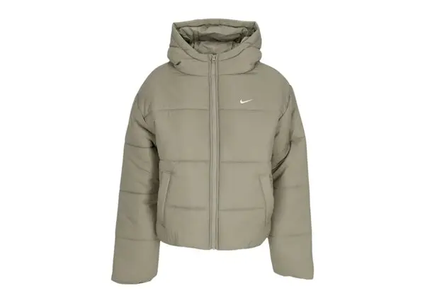 Nike Sportswear Classic Puffer Thermafit Loose Hooded Jacket - Medium Olive