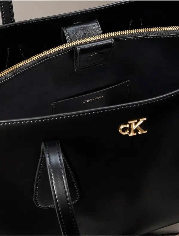 Calvin Klein Monogram Medium Work Tote Bag