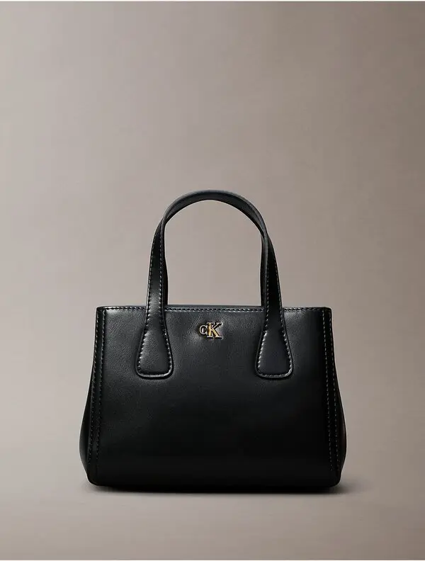 Calvin Klein Monogram Mini Tote Crossbody Bag