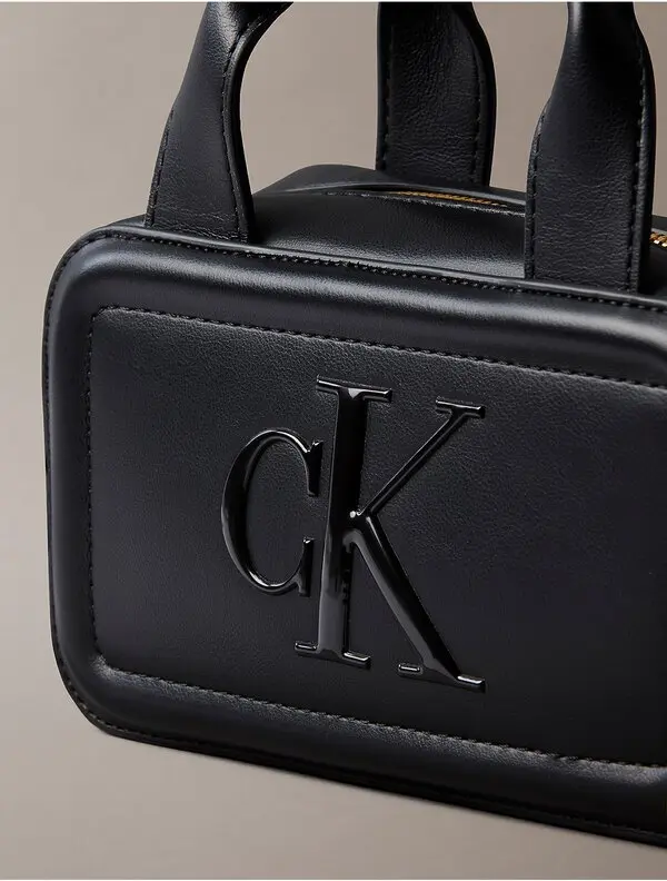 Calvin Klein Monogram Bauletto Bag