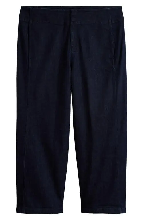 Eileen Fisher Wide-leg Stretch Denim Pants - Deep Indigo