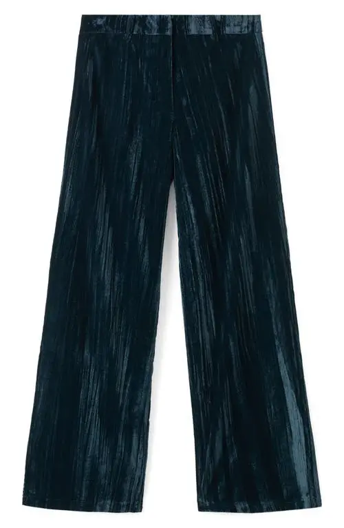 Mango Straight Velvet Pants