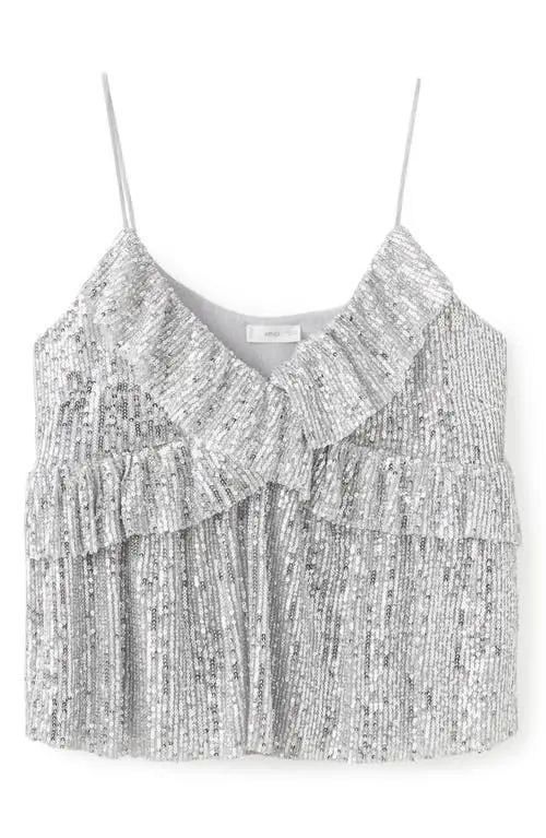 Mango Sequin Embellished Camisole