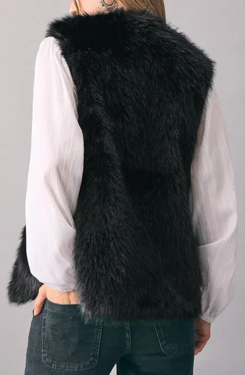 Mango Faux Fur Vest