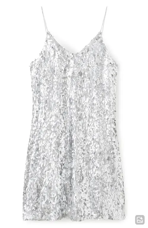 Mango Sequin Minidress