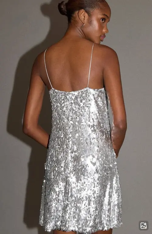 Mango Sequin Minidress