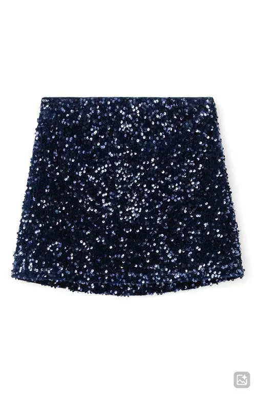 Mango Sequin Miniskirt