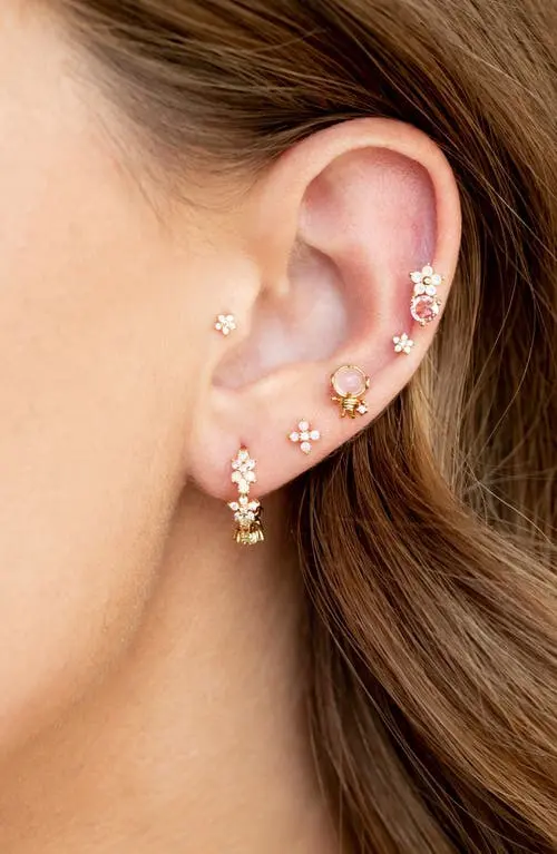GIRLS CREW Star Huggie Hoop Earrings