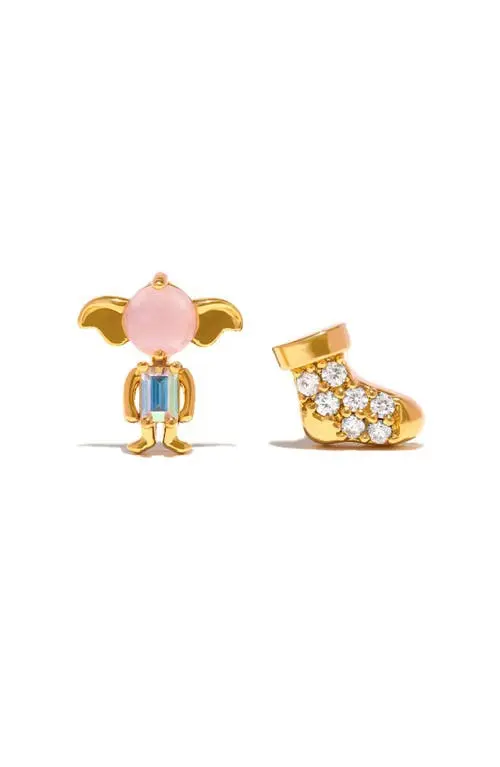 GIRLS CREW Harry Potter™ Dobby Is A Free Elf Mismatched Stud Earrings