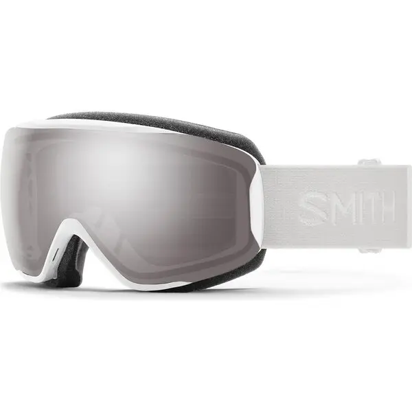 SMITH Moment Chromapop™ Low Bridge Snow Goggles - White Vapor/chromapop Platinum