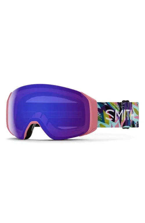SMITH 4d Mag™ Chromapop™ Low Bridge Snow Goggles - Birds Of Prey/chromapop Violet