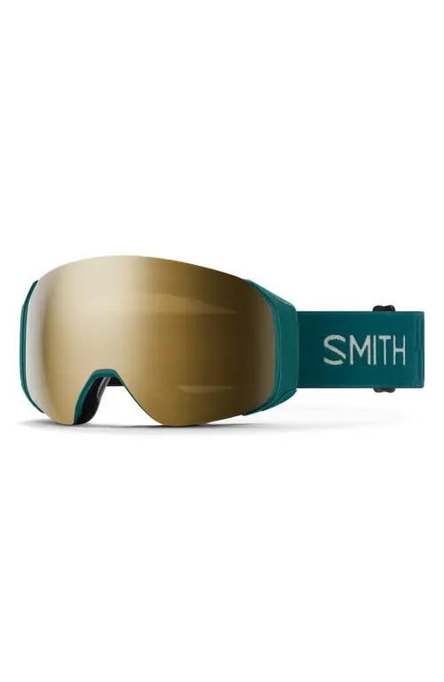 SMITH 4d Mag™ Chromapop™ Low Bridge Snow Goggles - Malachite/chromapop Sun Black
