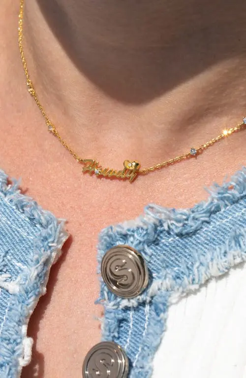 GIRLS CREW Howdy Partner Pendant Choker Necklace
