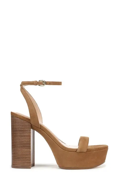 FAVORITE DAUGHTER Ruby Ankle Strap Platform Sandal - Brown Sugar