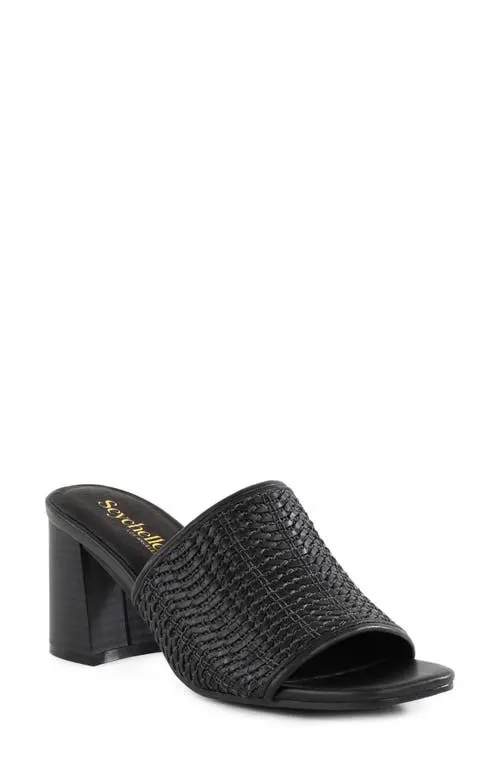Seychelles Adapt Block Heel Sandal - Black