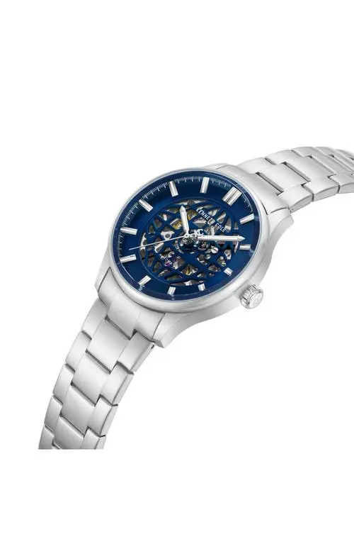 KENNETH COLE Thompson Automatic Bracelet Watch - Silver