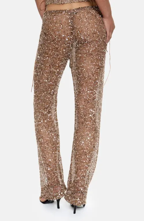 JADED LONDON Deva Sequin Knit Trousers