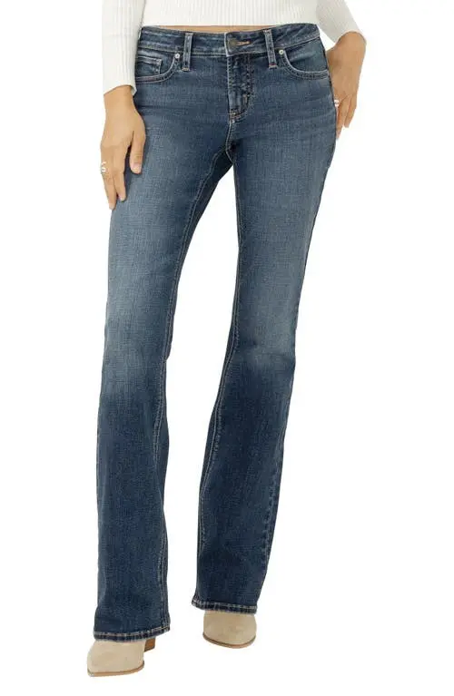 SILVER JEANS CO. Elyse Mid-rise Bootcut Jeans
