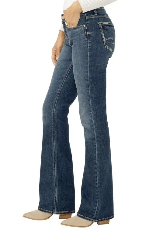 SILVER JEANS CO. Elyse Mid-rise Bootcut Jeans