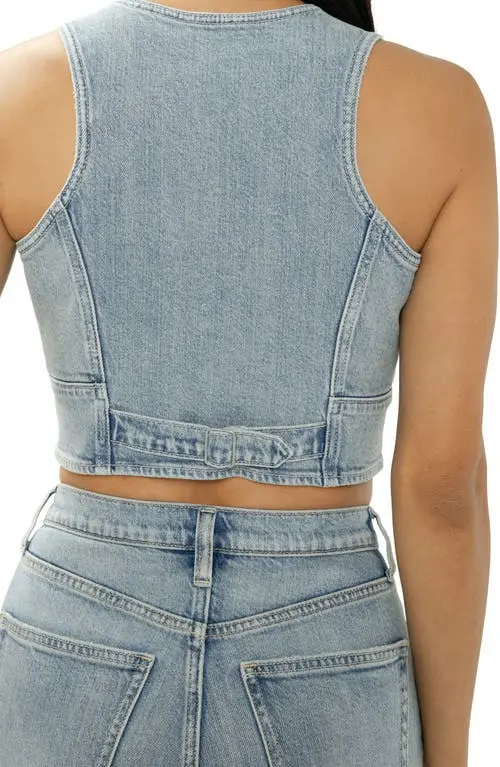 SILVER JEANS CO. Crop Denim Vest