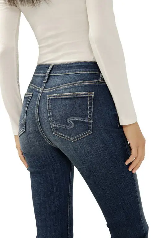 SILVER JEANS CO. Elyse Crop Skinny Jeans