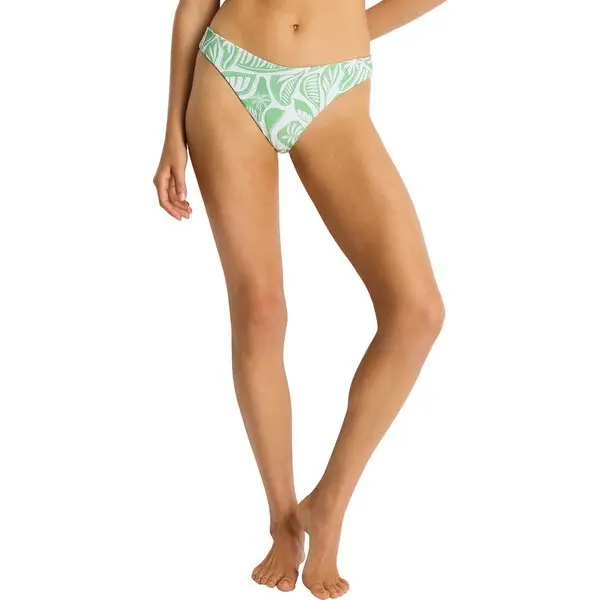 SEA LEVEL Reversible Sporty Bikini Bottom - Matcha