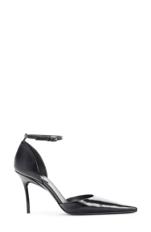 Alaïa Ankle Strap D'orsay Pump - Noir