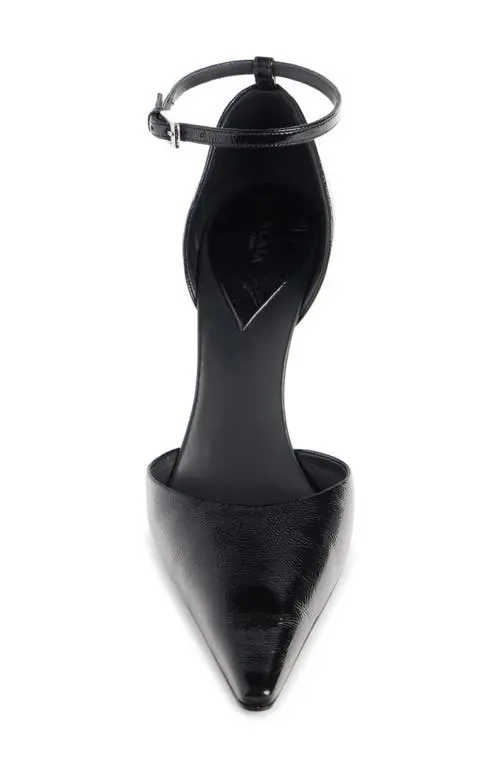 Alaïa Ankle Strap D'orsay Pump - Noir