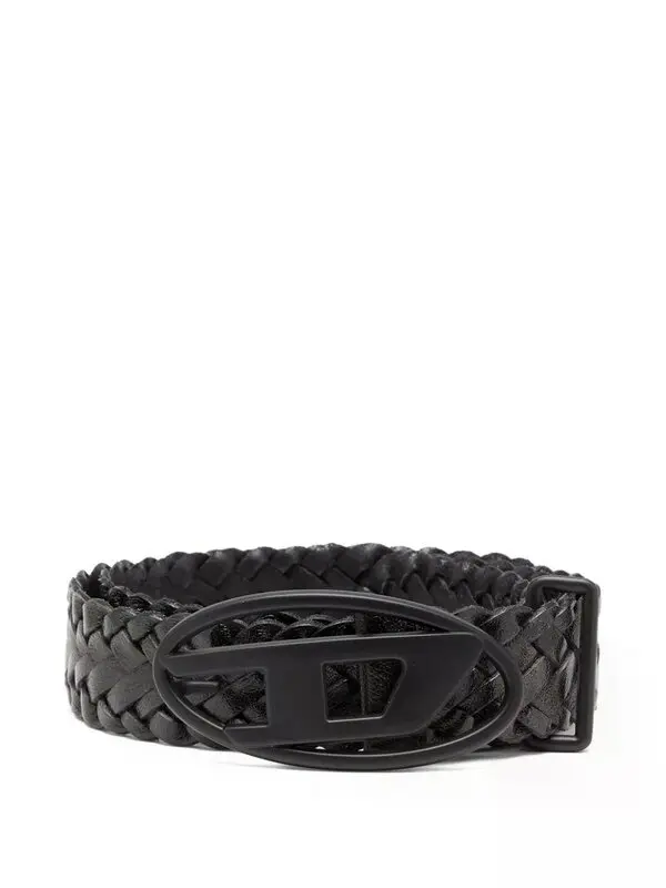 DIESEL® B-1dr Braided Belt - Black