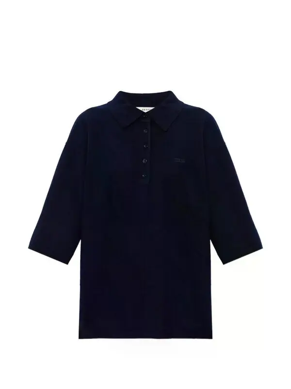 GESTUZ Buttoned Polo Top