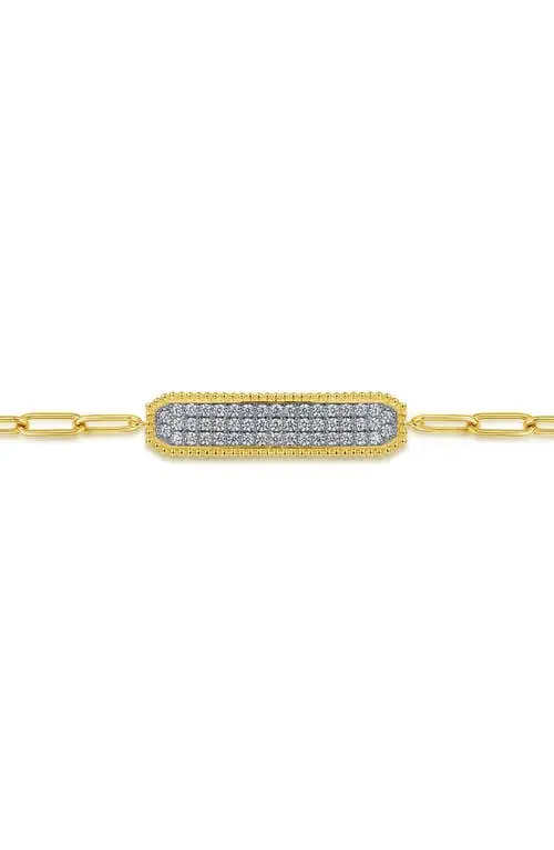 GABRIEL & CO. 14k Diamond Tag Bracelet