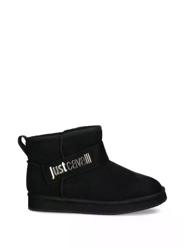 Just Cavalli Logo-strap Boots