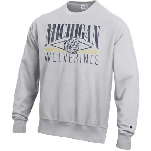 Champion Michigan Wolverines Reverse Weave Fleece Sweatshirt