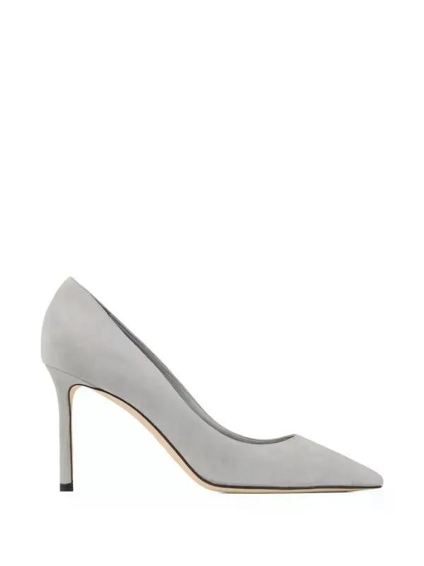 JIMMY CHOO Romy 85 Pointed Pumps - Grey