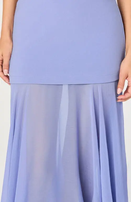 Astr The Label Lizet Strapless Maxi Dress - Periwinkle
