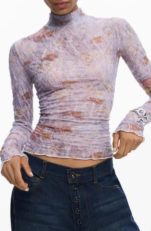 Desigual Embroidered Long Sleeve T-shirt