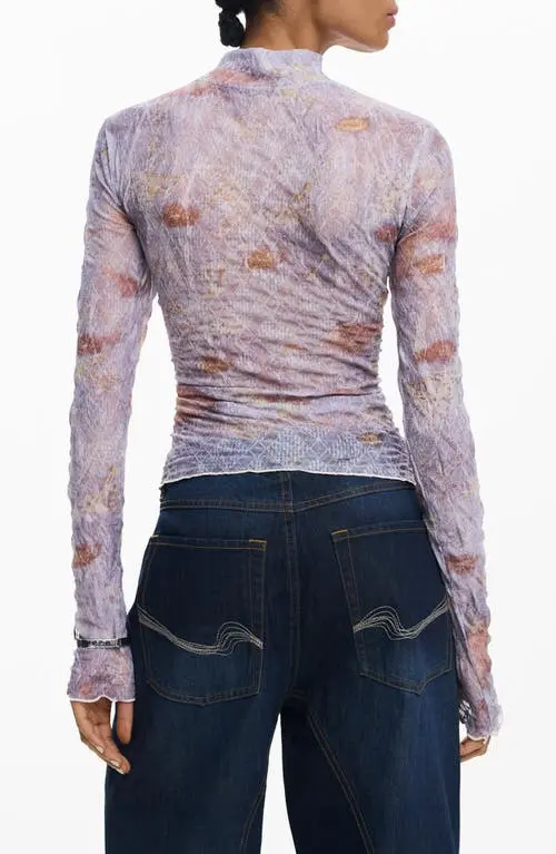 Desigual Embroidered Long Sleeve T-shirt