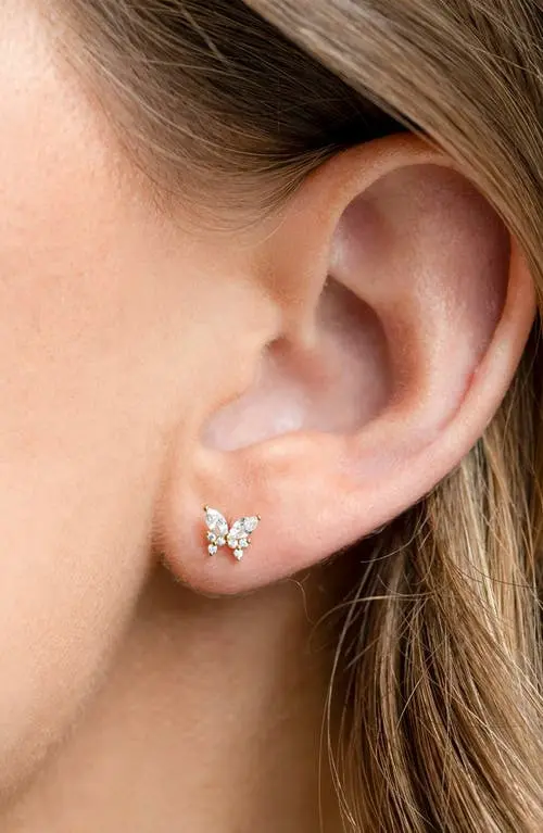 GIRLS CREW Butterfly Stud Earrings