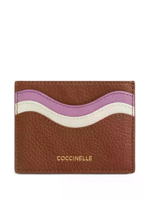 COCCINELLE Nami Wave-detail Wallet - Brown
