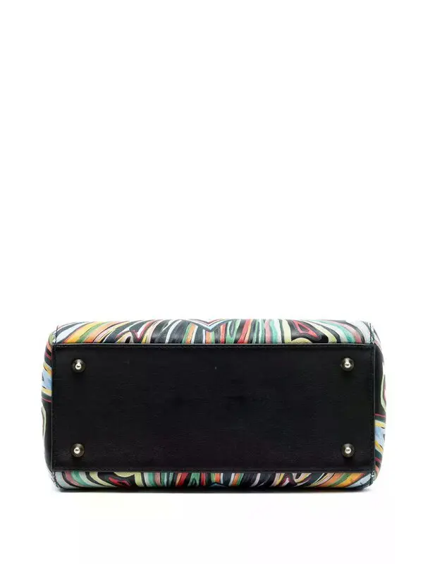 Dior 2018 Limited Edition Dioramour Medium Lady Satchel - Black