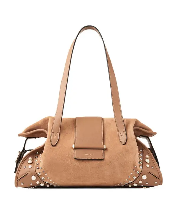 JIMMY CHOO Suede Bar Holdall
