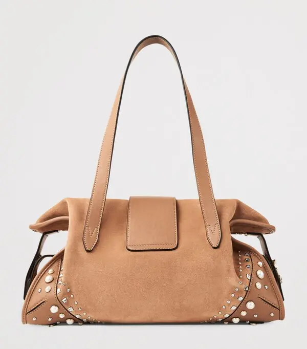 JIMMY CHOO Suede Bar Holdall